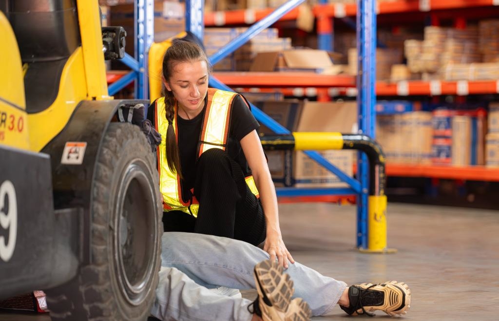 Betriebsunfall im Kreis Deggendorf: Staplerzinken klemmen Mechaniker ein